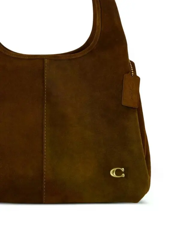 COACH Lana Suede Shoulder Bag - Brown