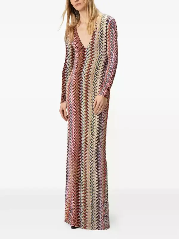 dress open back long sleeve Open Back Fit-And-Flare Wedding Dress main image 0