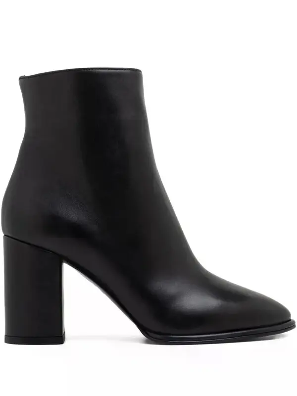 LE SILLA 90mm Block-heel Leather Boots