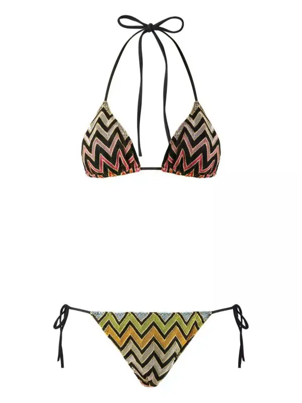 Missoni Patterned Two-piece Bikini - Black