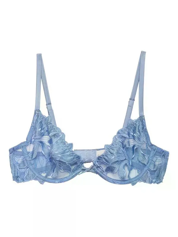 Fleur Du Mal Lily Bra - Blue