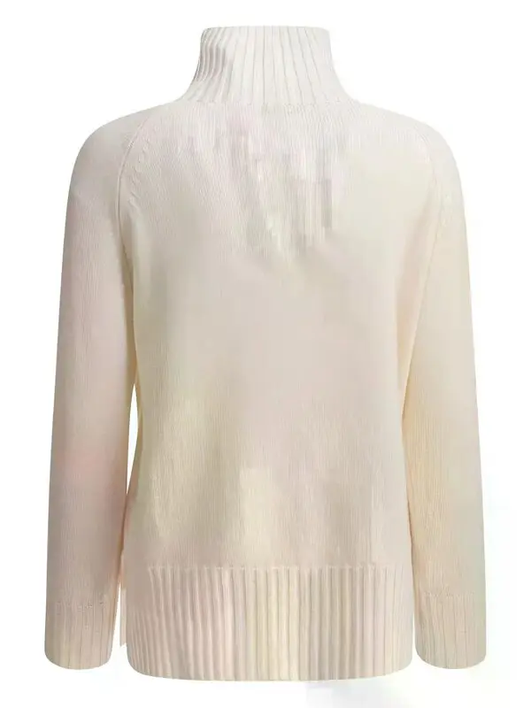 KANGRA High-neck Cashmere Sweater - Neutrals