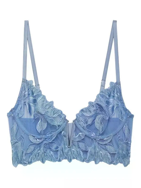 Fleur Du Mal Lily Bra - Blue