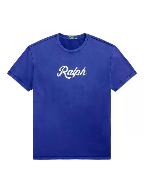 Polo Ralph Lauren Logo-print Crew-neck T-shirt - Blue