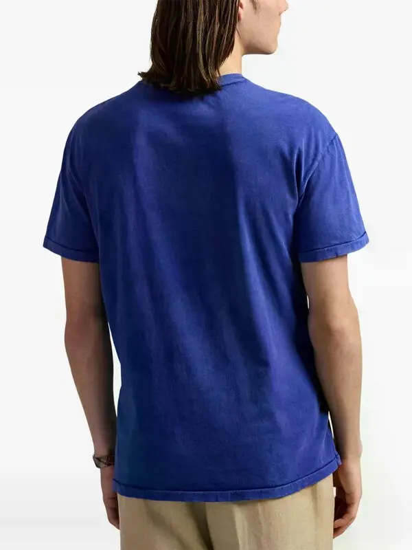 Polo Ralph Lauren Logo-print Crew-neck T-shirt - Blue