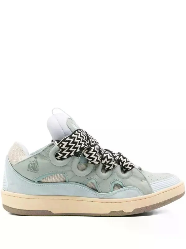 LANVIN Lace-up Leather Sneakers