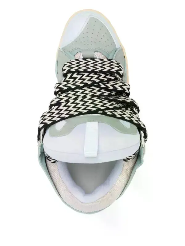 LANVIN Lace-up Leather Sneakers