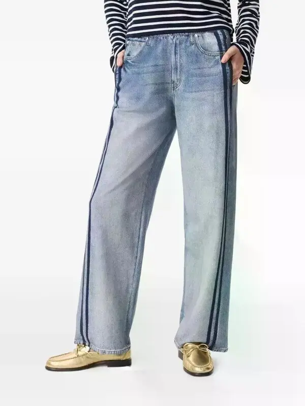 Rag & Bone Miramar Terry Side-stripe Jeans