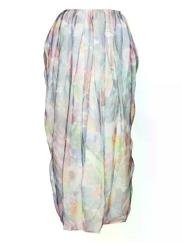 JIL SANDER Floral-print Egg-shaped Skirt