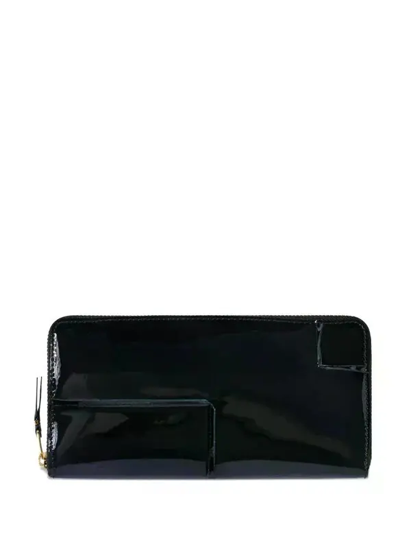 Comme Des Garçons Reversed-zip Wallet - Black