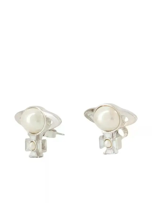 VIVIENNE WESTWOOD Gaby Orb Pearl Earrings