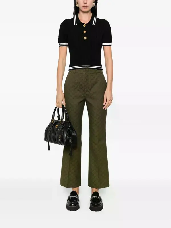 Gucci Gg Monogram Trousers