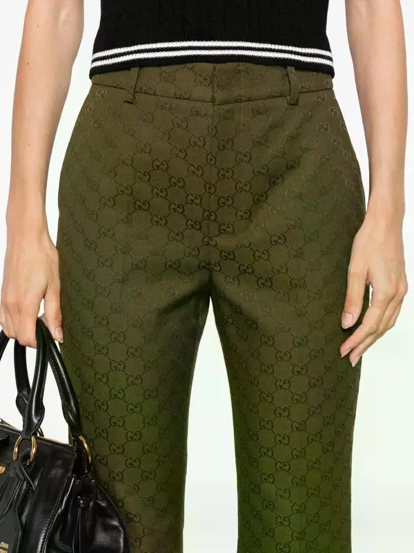 Gucci Gg Monogram Trousers