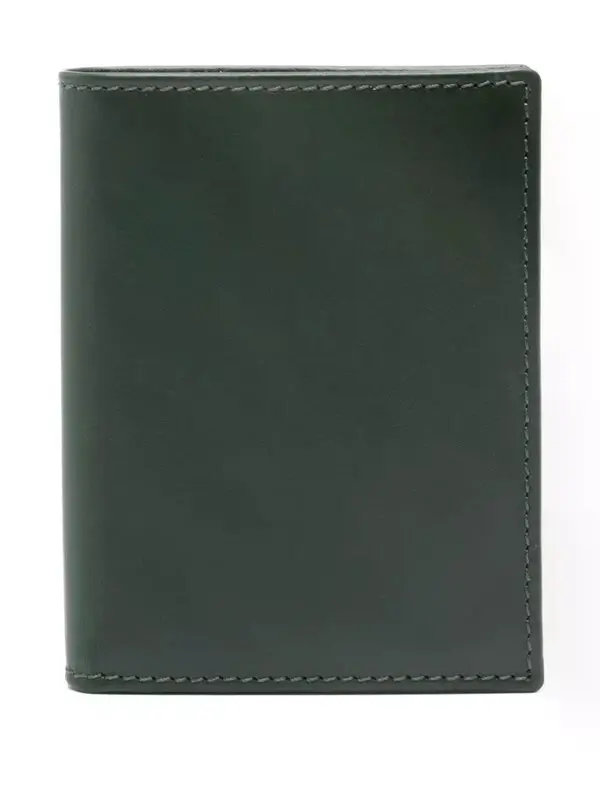 Comme Des Garçons Leather Cardholder - Green
