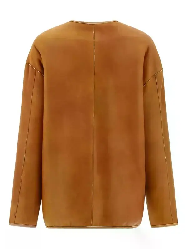 GIOVI Reversible Shearling Jacket - Neutrals
