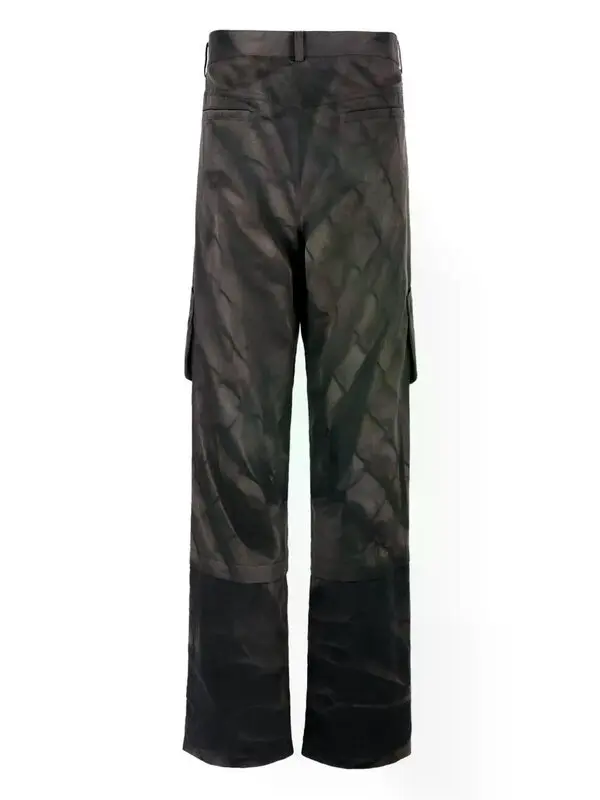 JIYONGKIM Sun-bleached Cargo Pocket Trousers