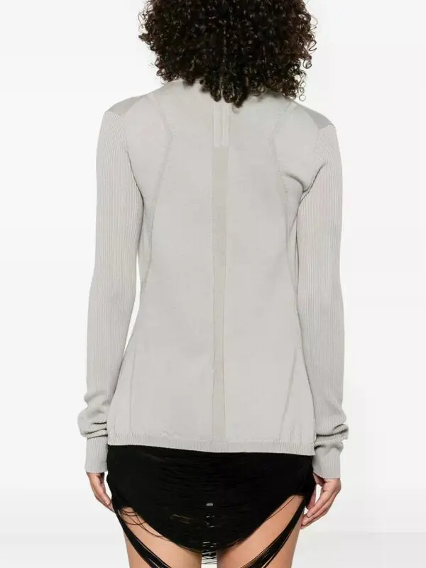 Rick Owens Ribbed Open-front Cardigan