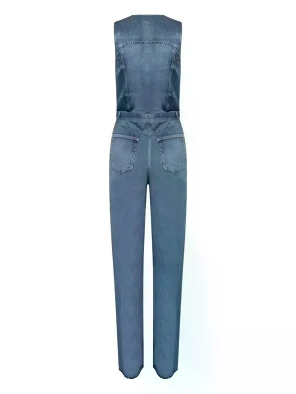 Rag & Bone Denim Button-fastening Jumpsuit