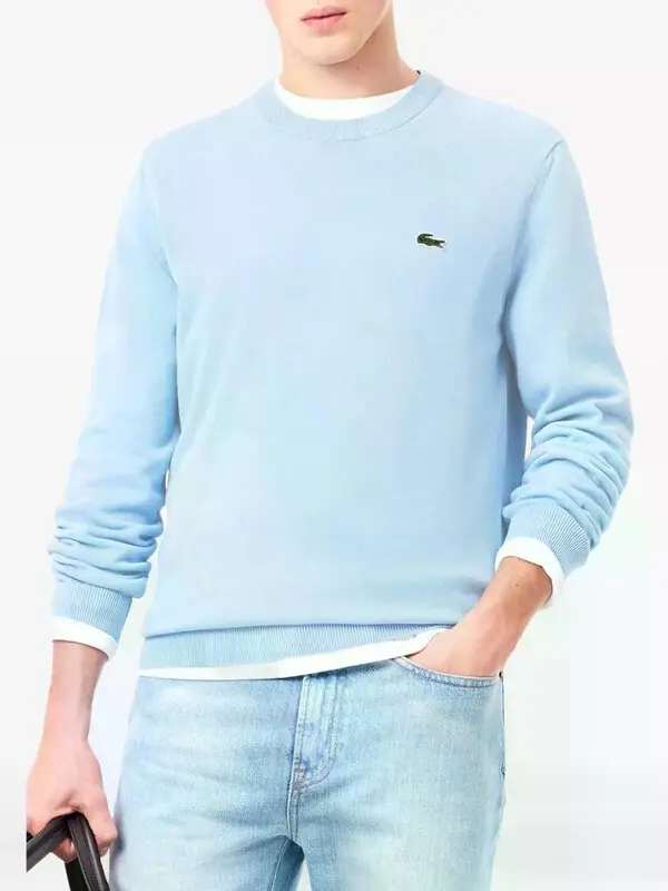 Lacoste Logo-patch Crew-neck Sweater