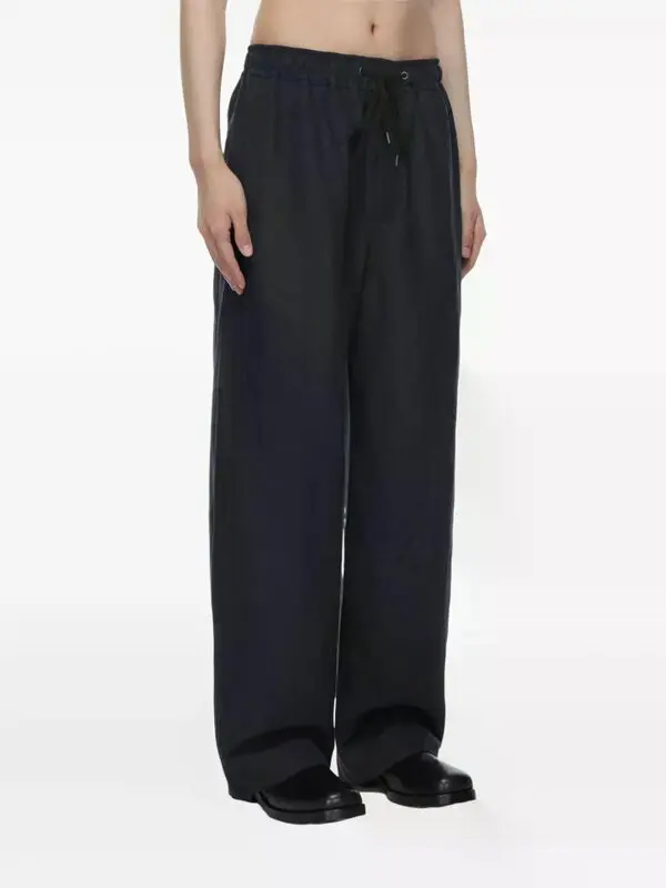Studio Nicholson Drawstring Linen-blend Trousers