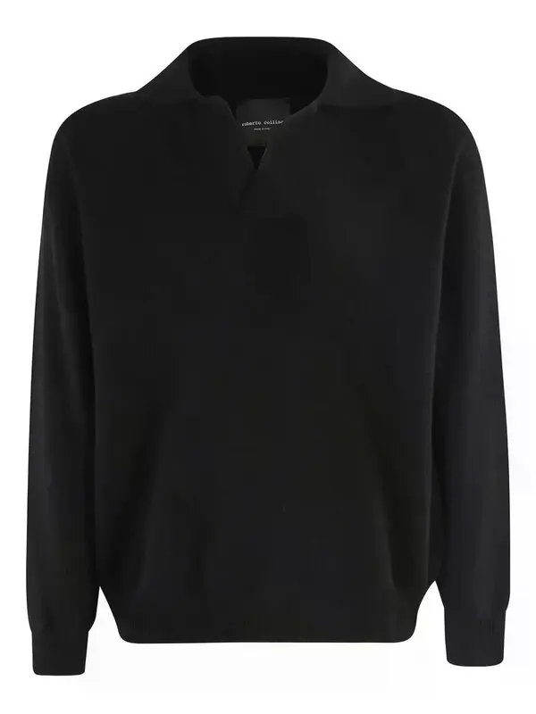 ROBERTO COLLINA V-neck Long Sleeve Sweater