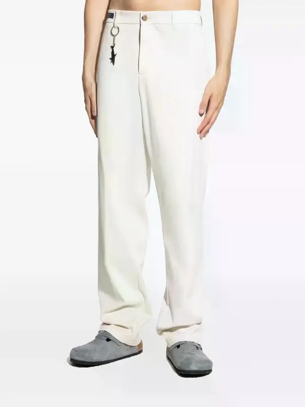Paul & Shark Straight-leg Trousers - White