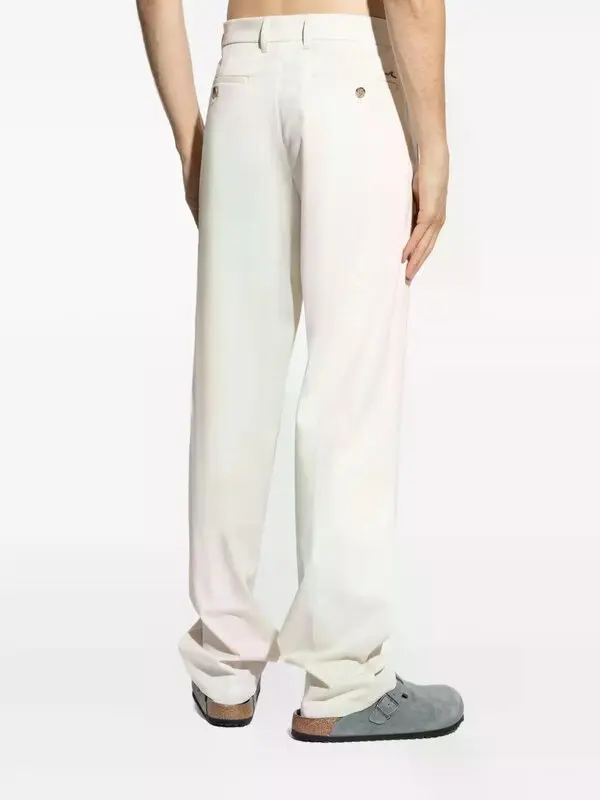 Paul & Shark Straight-leg Trousers - White