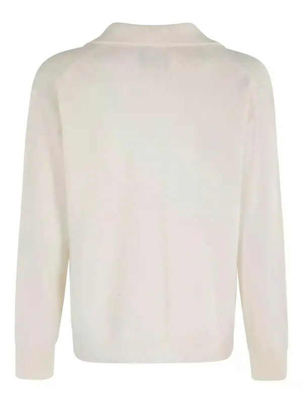 ROBERTO COLLINA V-neck Long Sleeve T-shirt