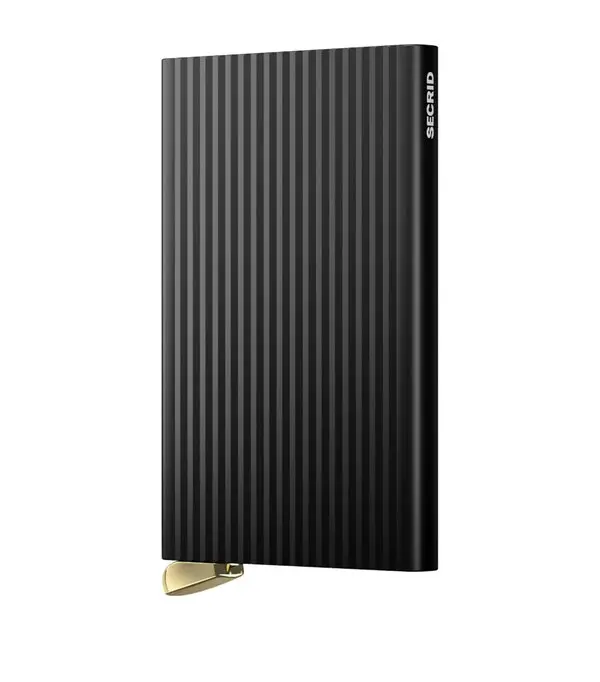 SECRID Fluted Aluminium Cardprotector - Black