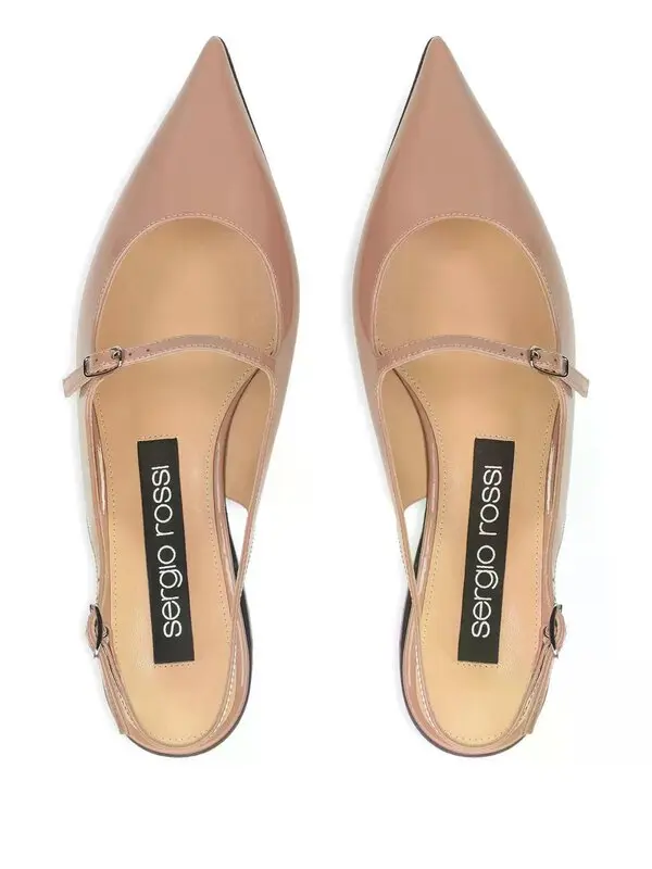 SERGIO ROSSI Pointed-toe Slingback Pumps