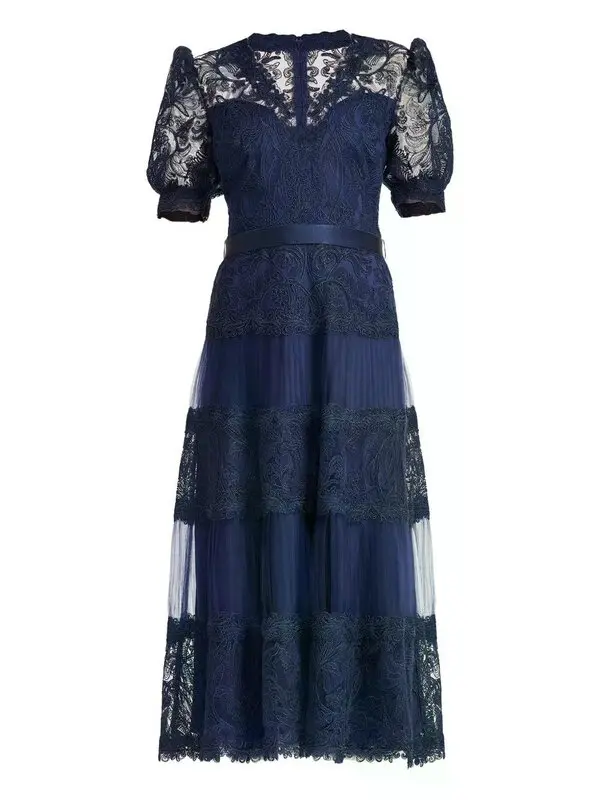 mini lace dress black retroféte Women's Cicely Lace Dress - Black main image 1