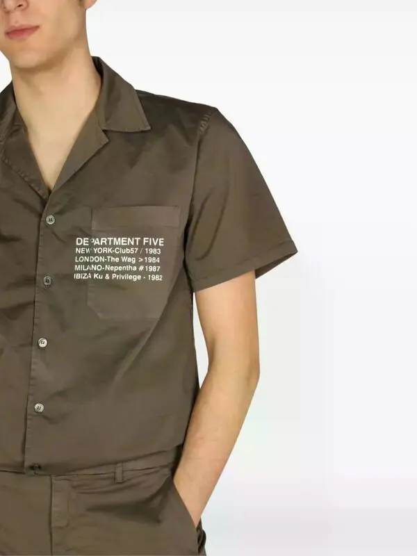 DEPARTMENT 5 Short-sleeve Pocket Shirt