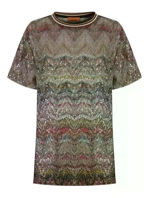 Missoni Zigzag Sequin T-shirt