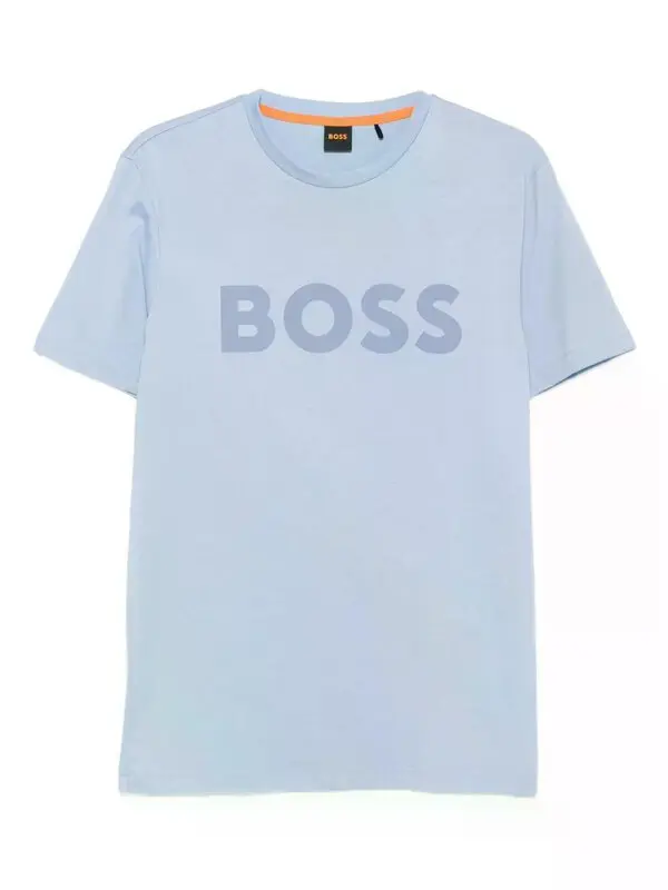 BOSS Logo-print T-shirt - Blue