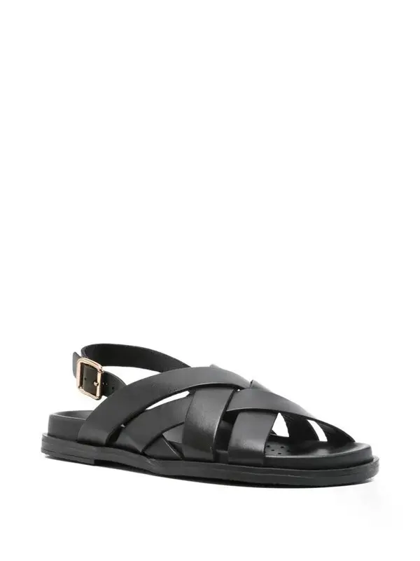 Geox Adelash Crossover Leather Sandals