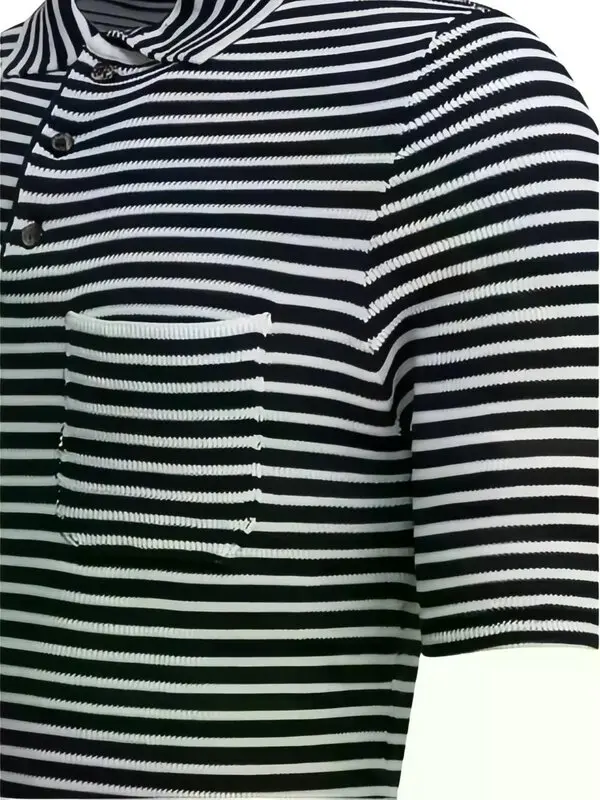 RAKKI Striped Pocket Polo Shirt