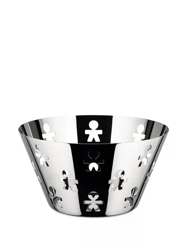 ALESSI Figure-cut Bowl - Silver