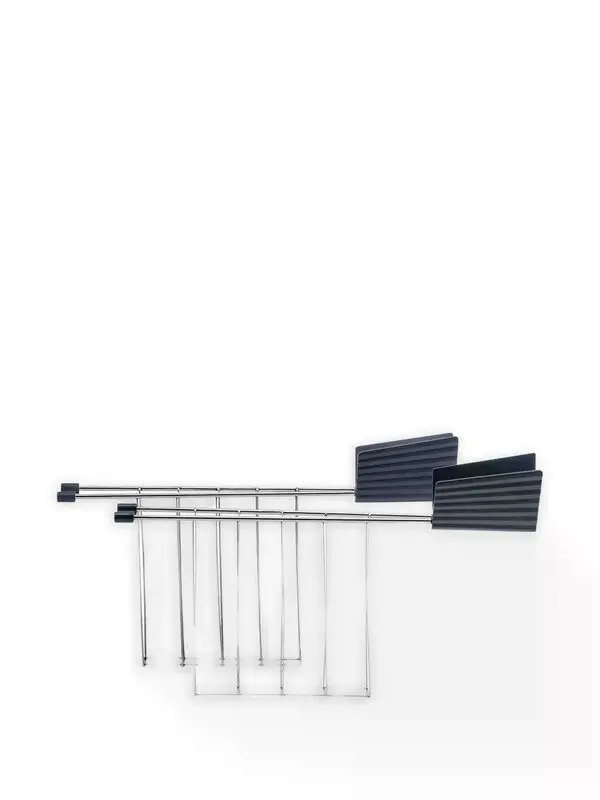 ALESSI Plissé Triple Toaster Rack - Grey