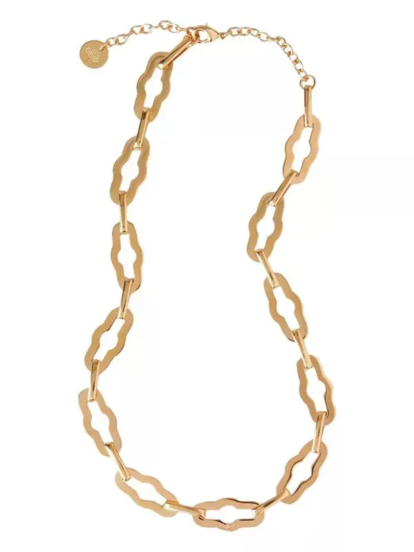 Mulberry Pimlico Cloud-shaped Chain Necklace - Gold