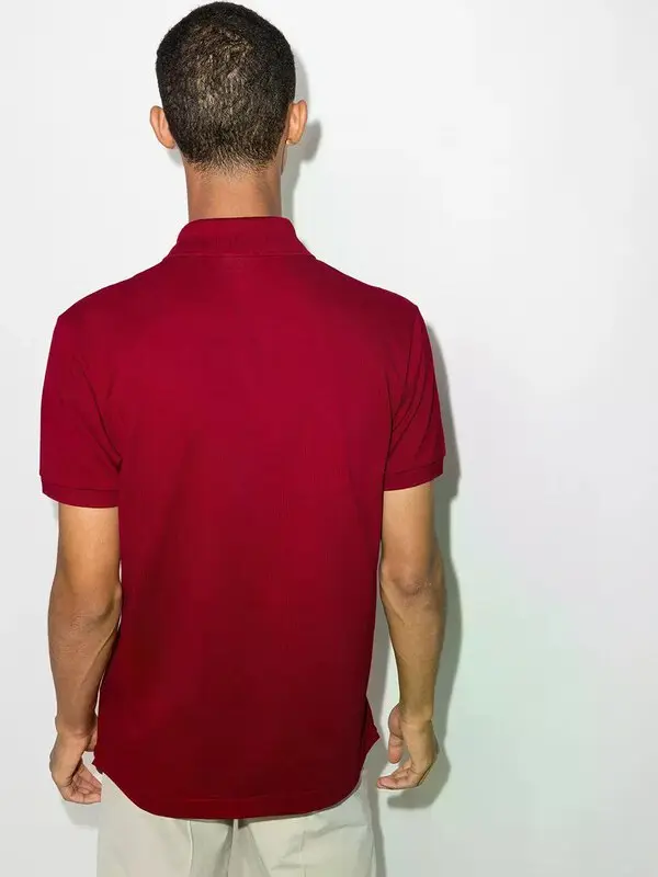 Lacoste L1212 Logo-patch Polo Shirt - Red