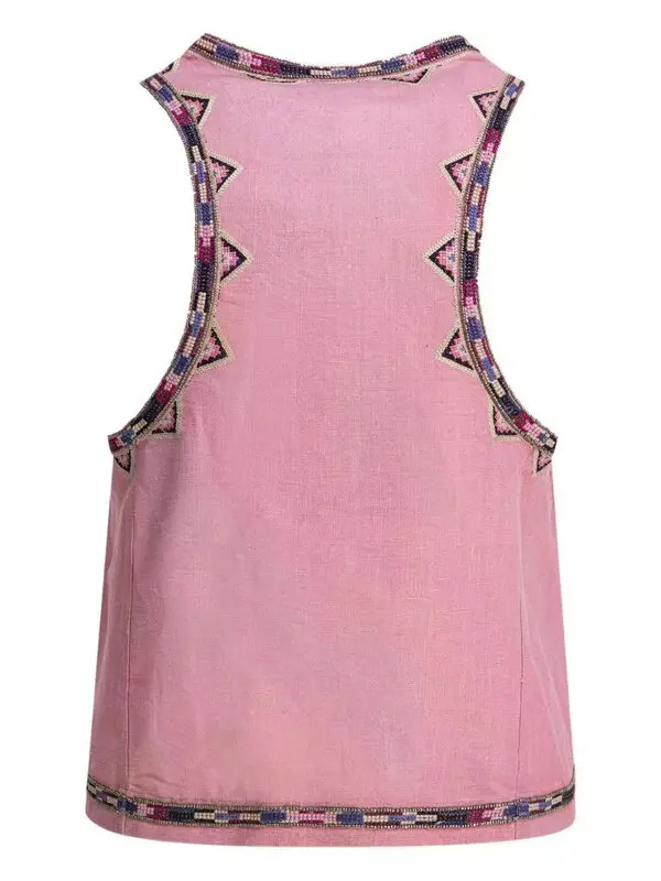 Isabel Marant Embroidered Sleeveless Top