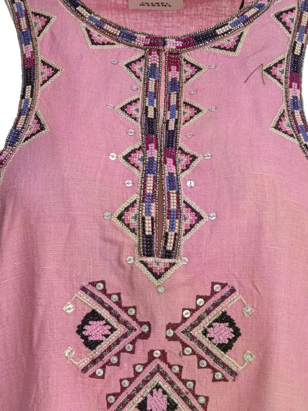 Isabel Marant Embroidered Sleeveless Top