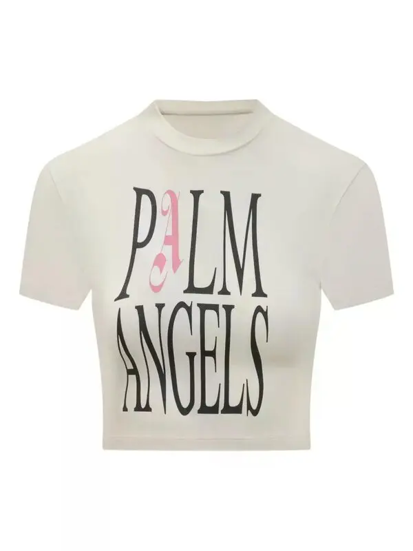 Palm Angels Logo-print T-shirt - White