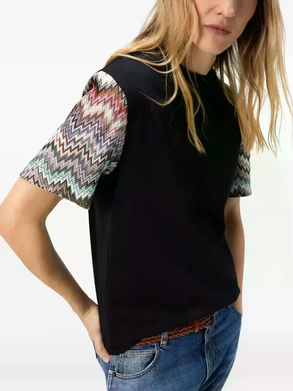 Missoni Zig-zag Sleeve Top