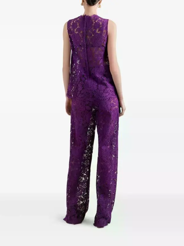 Dolce & Gabbana Lace-detailing Trousers