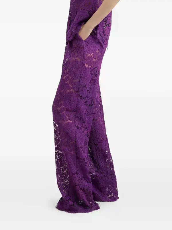 Dolce & Gabbana Lace-detailing Trousers