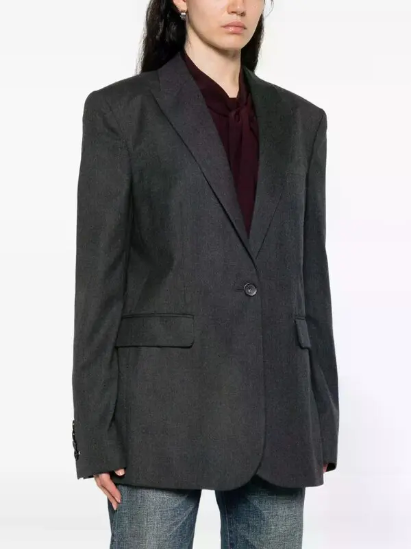 Stella McCartney Single-breasted Blazer - Grey