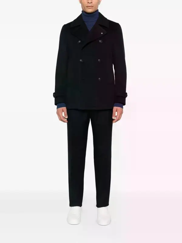 Tagliatore Double-breasted Wool Coat