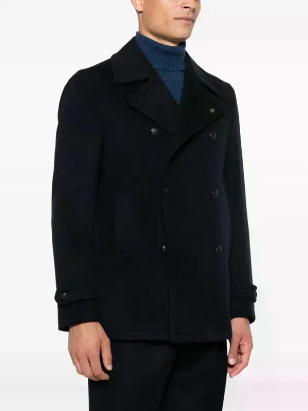 Tagliatore Double-breasted Wool Coat