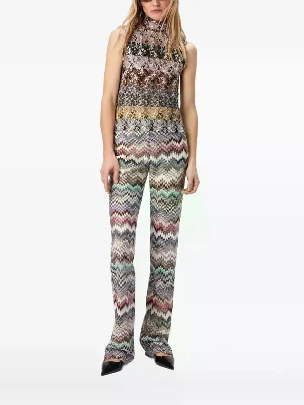 Missoni High-neck Floral-pattern Top
